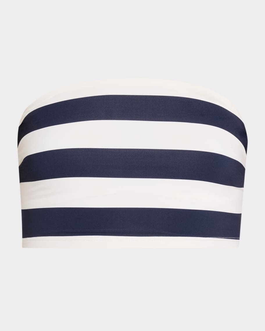 BONDI BORN Poppy Striped Bikini Top | Neiman Marcus