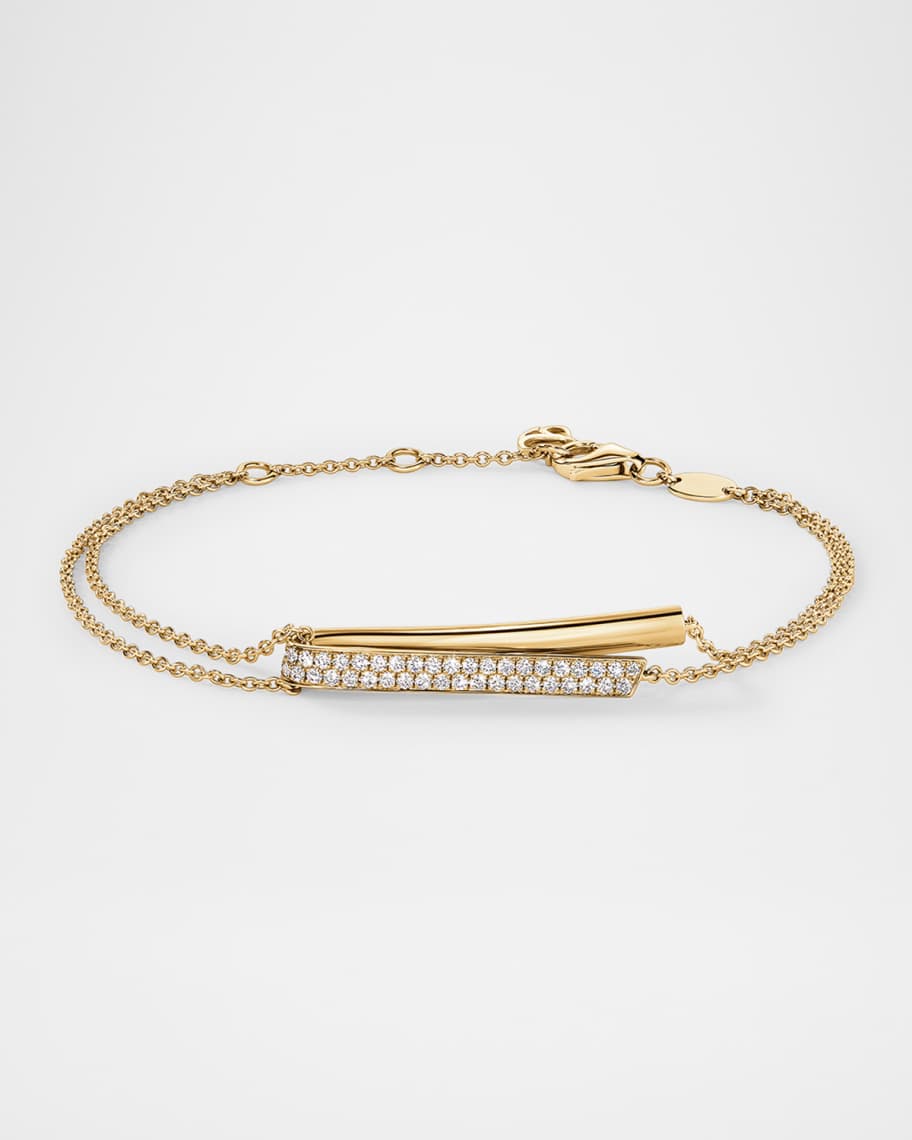 Hearts on Fire Inside/Out 18K Yellow Gold Diamond Flip Bracelet ...