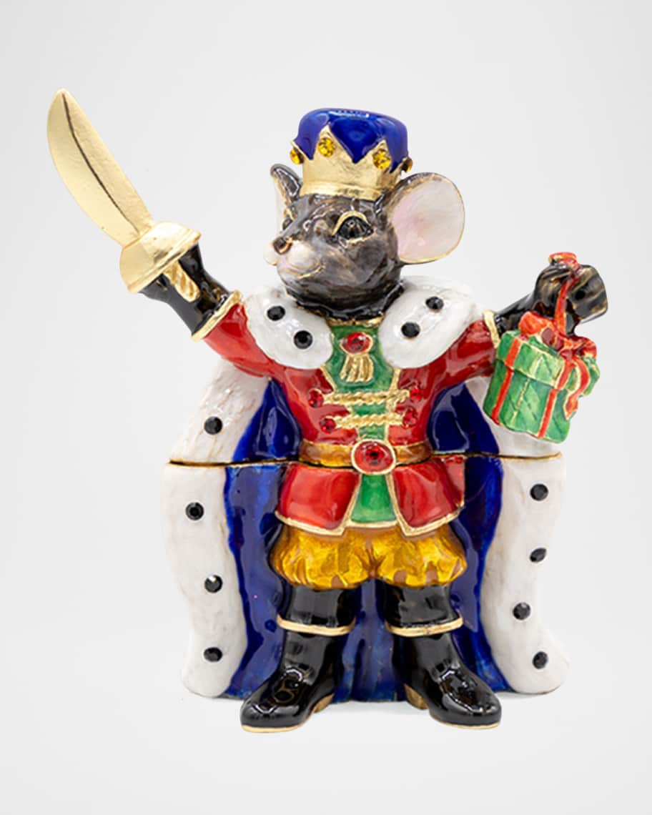 Jay Strongwater Mouse King 2025 Annual Holiday Mini Box | Neiman Marcus