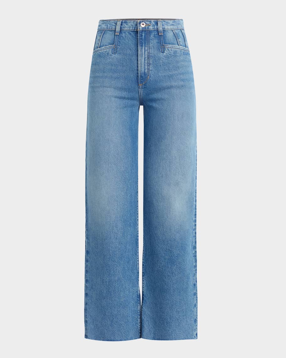 Favorite Daughter The Jordie Super High-Rise Wide-Leg Jeans | Neiman Marcus