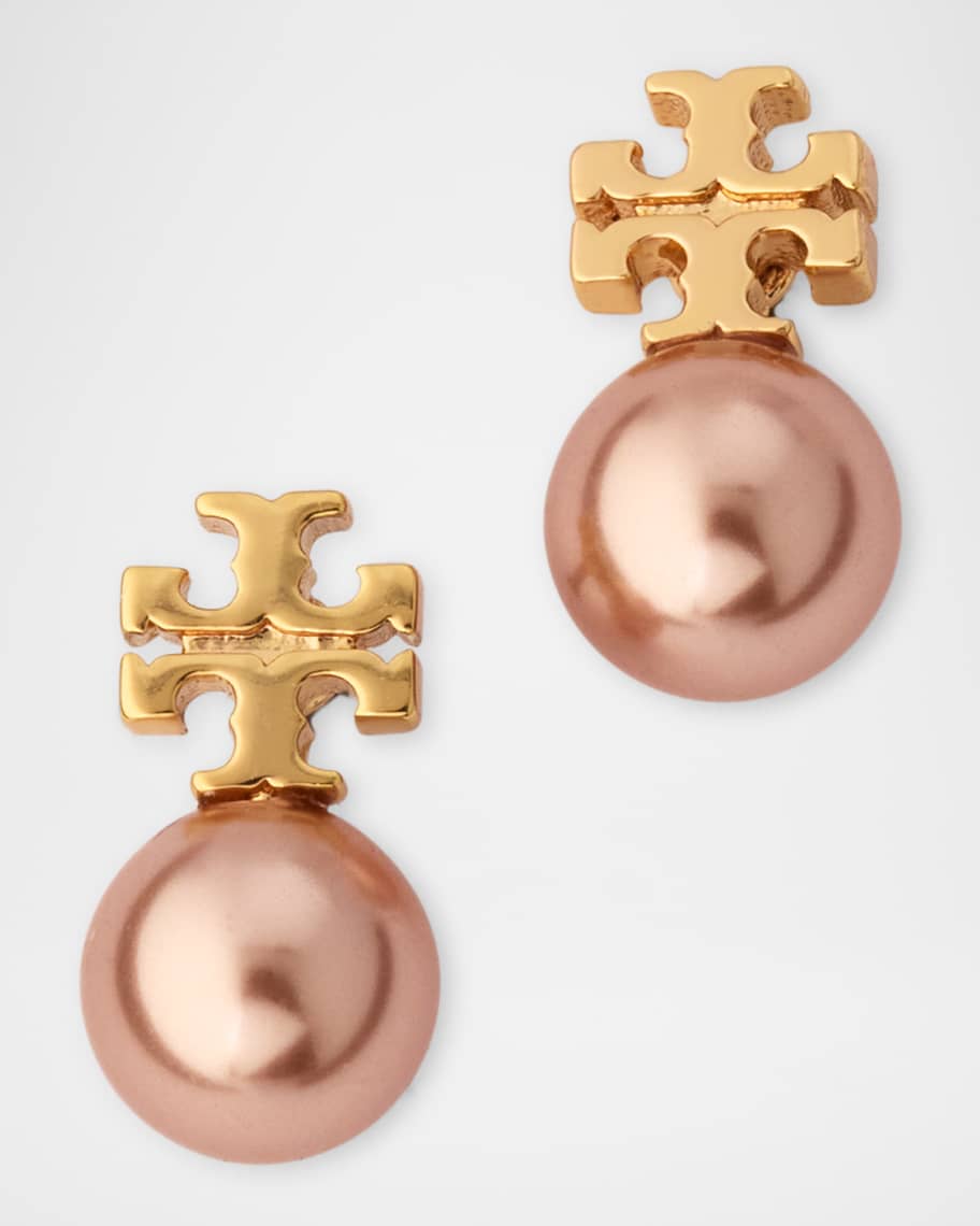 Tory Burch Pearly Stud Earrings | Neiman Marcus