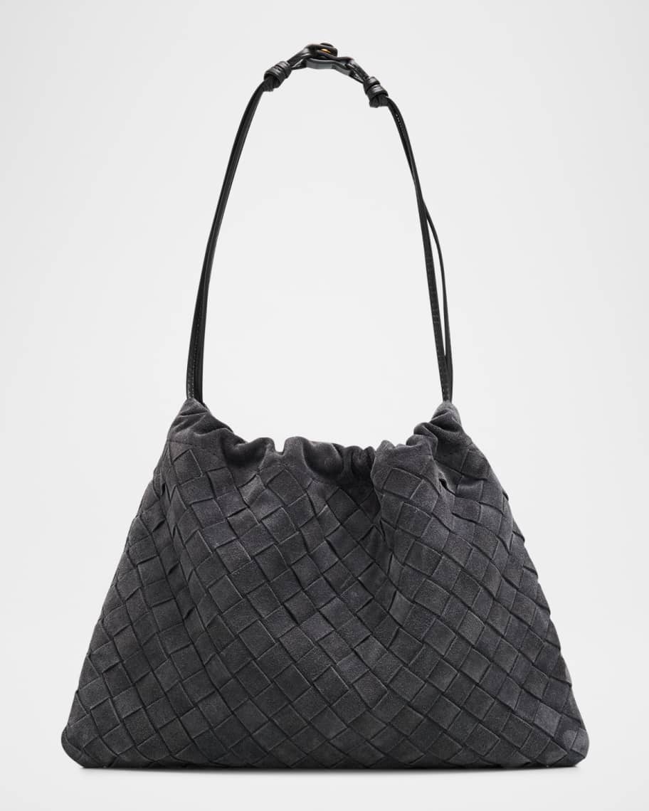 Bottega Veneta Dustbag Suede Pouch Bag | Neiman Marcus