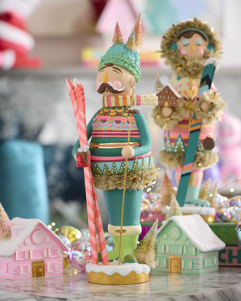 Glitterville Here We Come A Wafflin' Bronson Nutcracker Tabletop ...