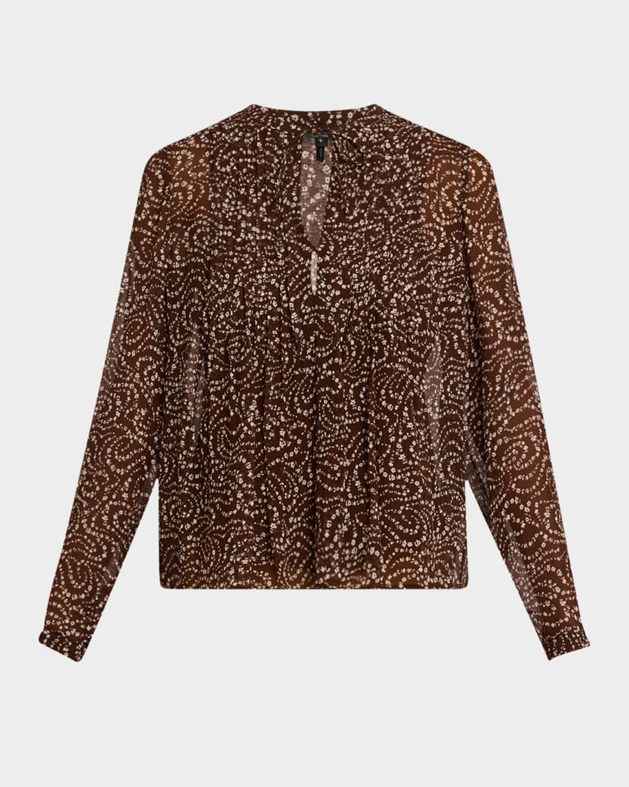 Rag & Bone Amaris Floral Blouse | Neiman Marcus