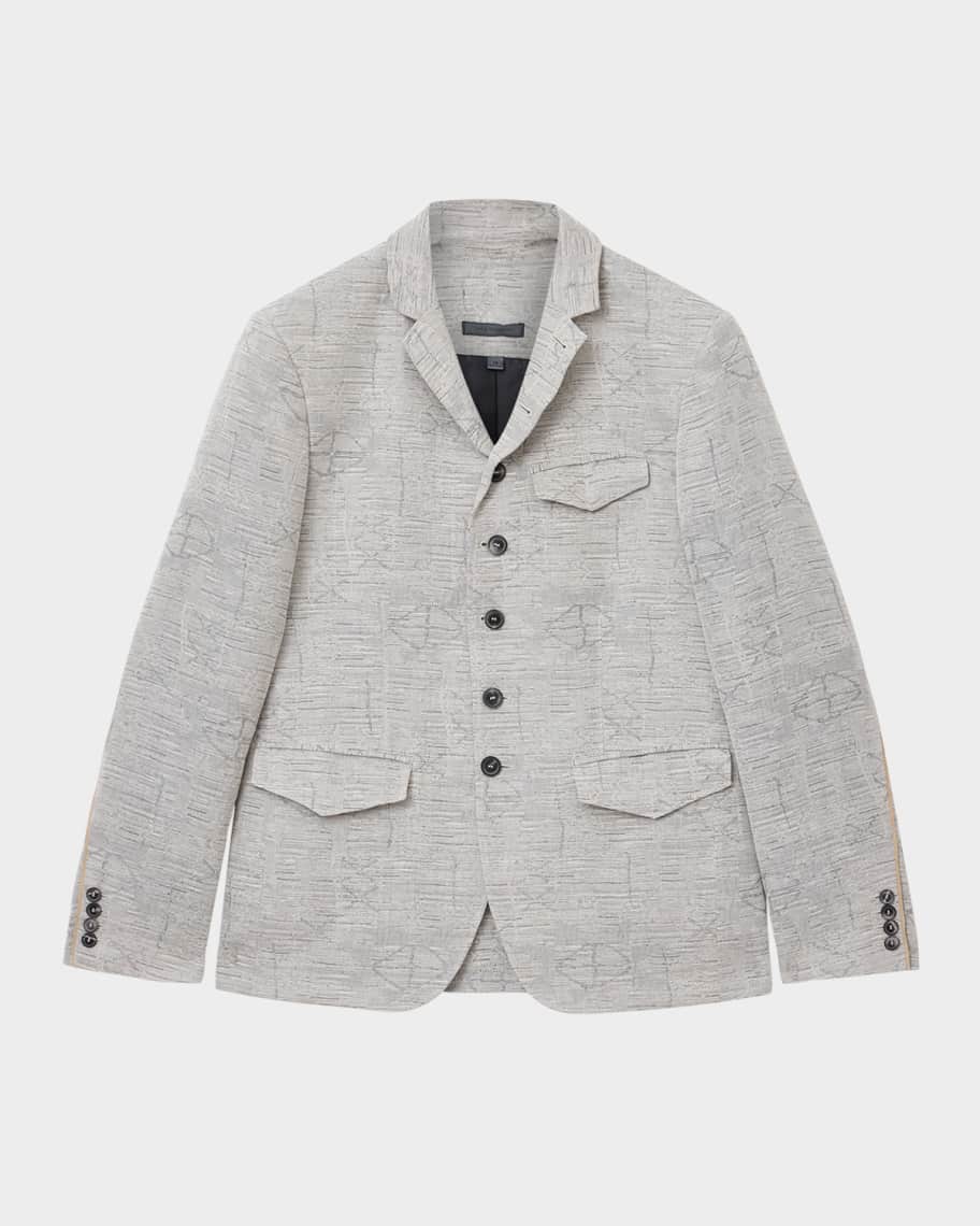 John Varvatos Men's Ollie Allover Symbol Sport Coat | Neiman Marcus
