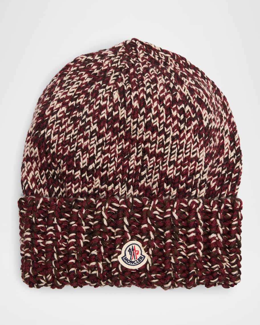 Moncler Marled Wool Beanie | Neiman Marcus