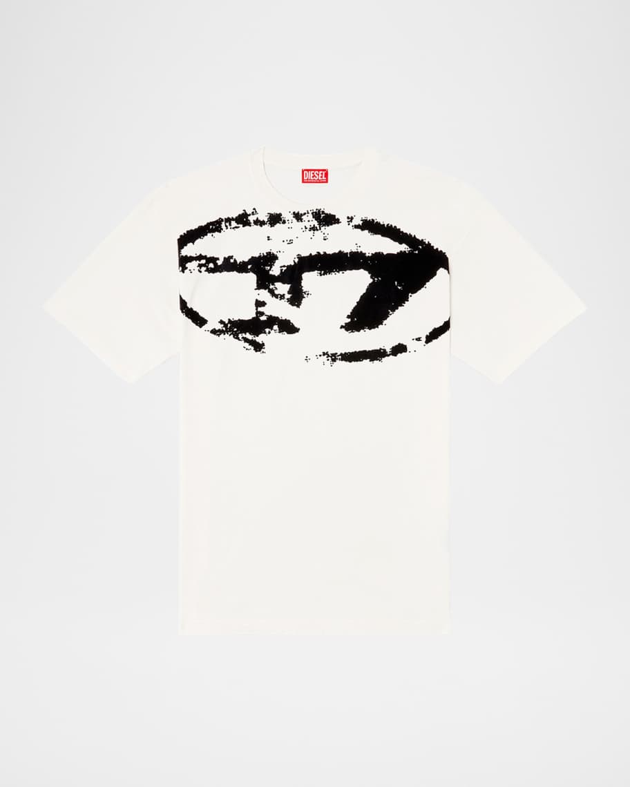 Diesel Men's T-BOXT-N14 Oversized D Logo T-Shirt | Neiman Marcus