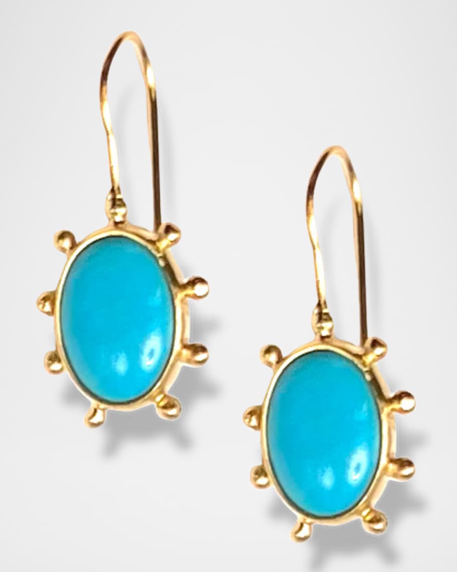 Dina Mackney Turquoise Pinwheel Earrings | Neiman Marcus