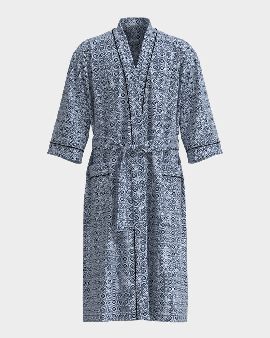 Majestic International Men's Grecian Cotton Woven Robe | Neiman Marcus