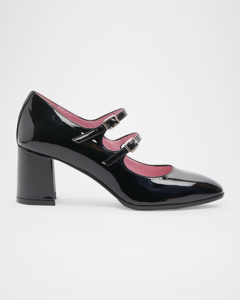 CAREL Alice Patent Leather Mary Jane Pumps | Neiman Marcus