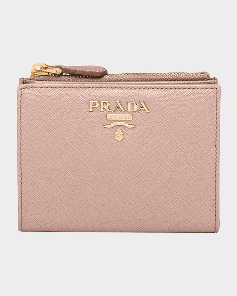 Prada Bifold Medium Leather Wallet | Neiman Marcus