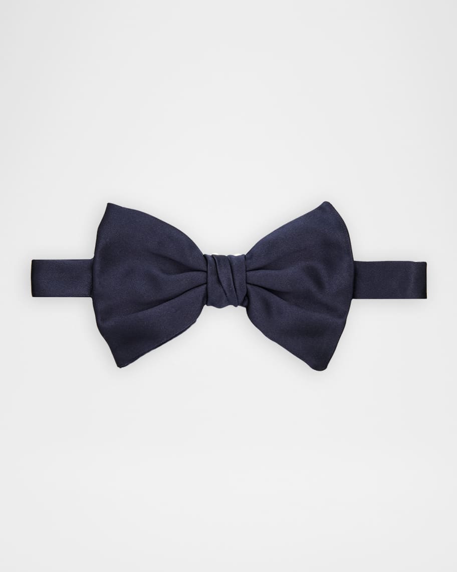 Giorgio Armani Men's Silk Pre-Tied Bowtie | Neiman Marcus