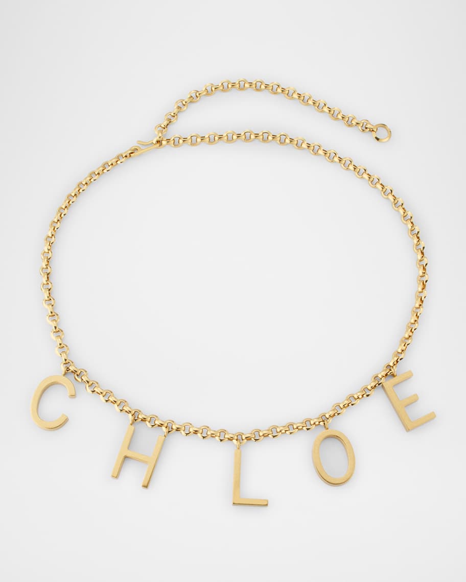 Chloe Logo Letters Belt | Neiman Marcus