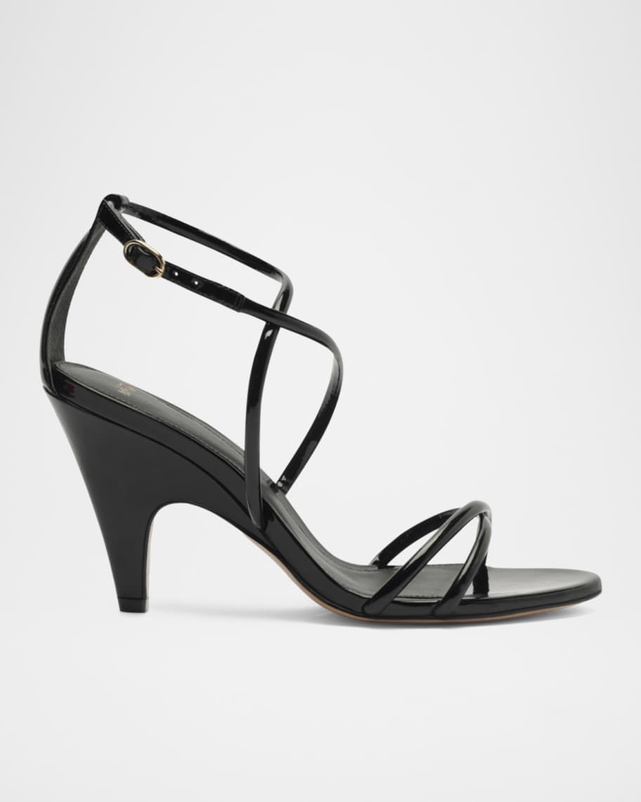 Alexandre Birman Lory 85 Patent Leather Sandals | Neiman Marcus