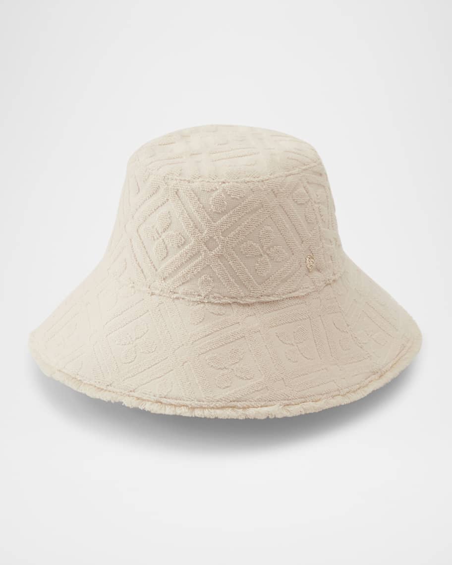 Helen Kaminski Cintia Cotton Fringe Bucket Hat | Neiman Marcus