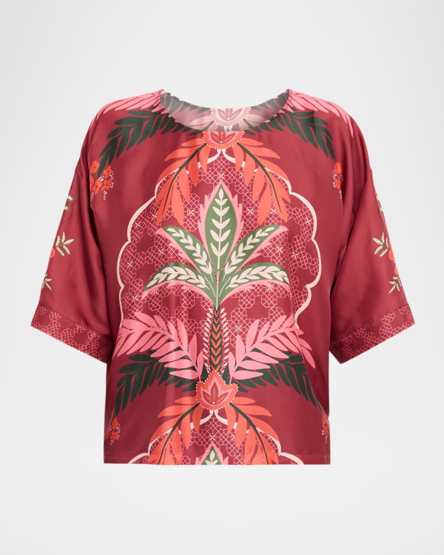 Johnny Was Arden Oversized Blouse | Neiman Marcus