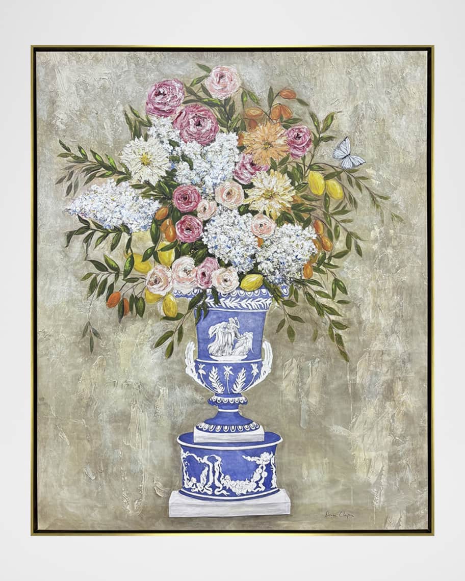 Paragon Decors "Arrangement in Blue" Hand-Embellished Giclee | Neiman ...