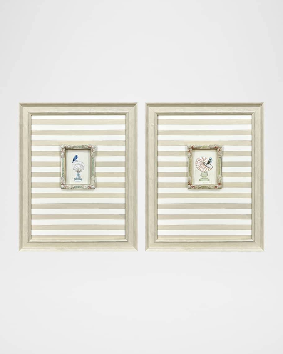 Paragon Decors "Underwater Collage I" Multi-Media Wall Art, Set of 2 ...