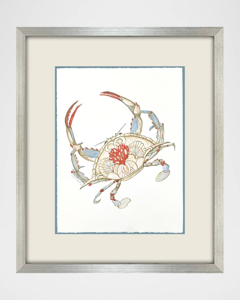 Paragon Decors "Crab Celebration II" Framed Giclee | Neiman Marcus