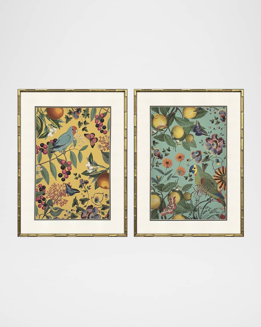 Paragon Decors "Floral Fruit Garden" Framed Giclees, Set of 2 | Neiman ...