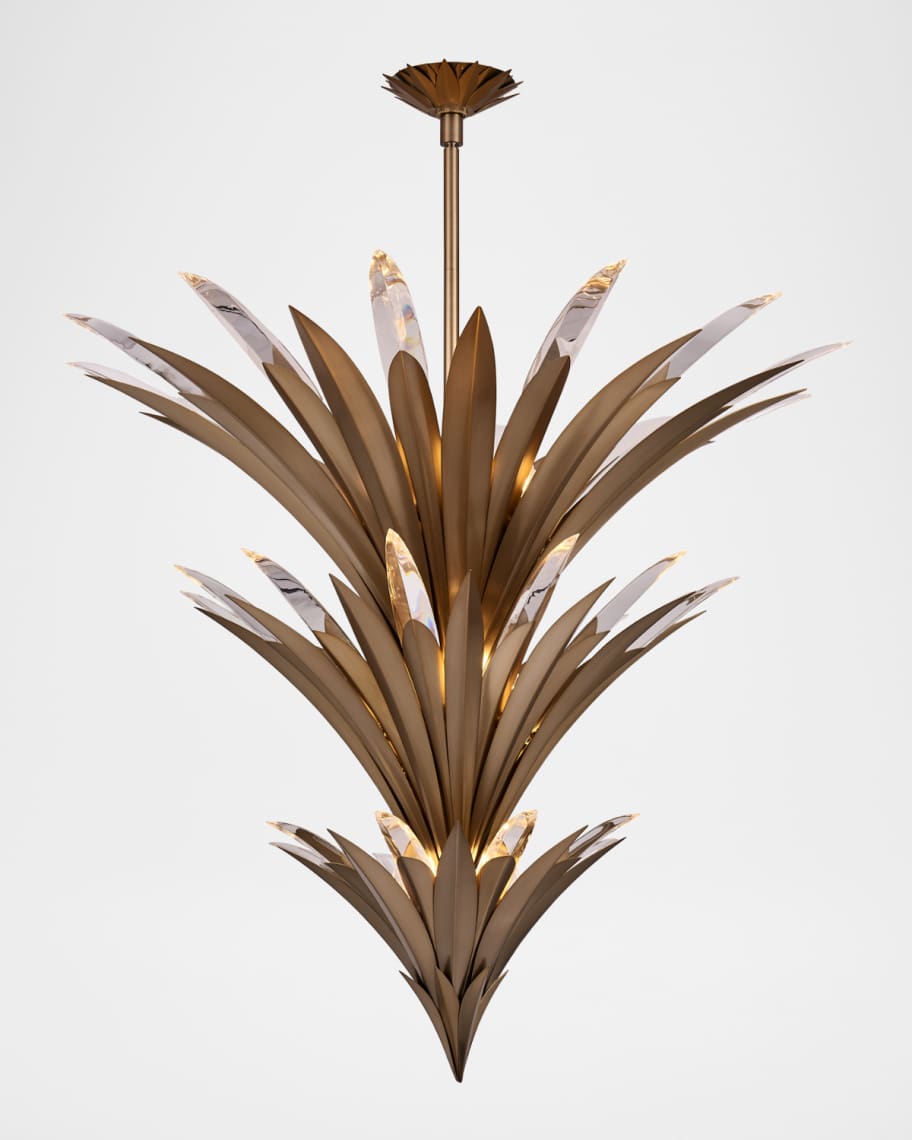 Allegri Crystal by Kalco Lighting Roche 15-Light 3-Tier Chandelier, 42 ...