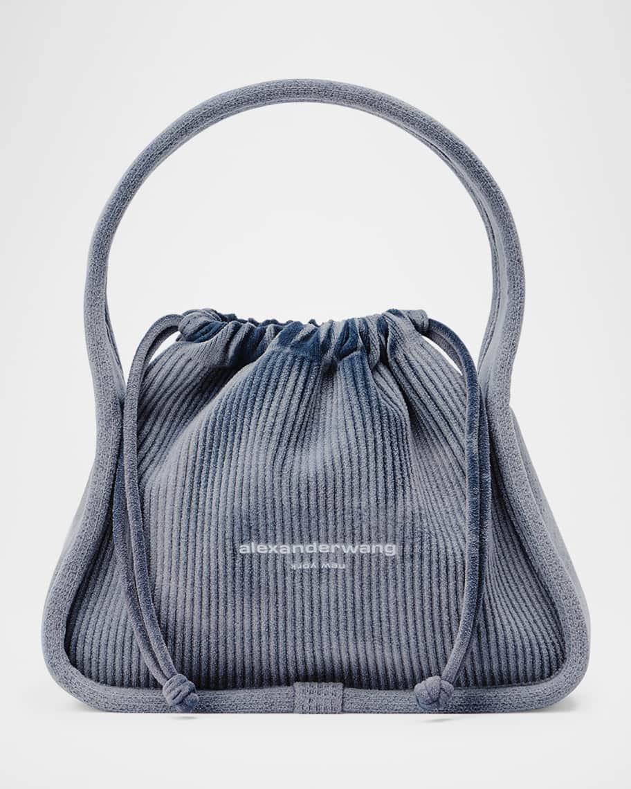 Alexander Wang Ryan Small Cotton Terry Top-Handle Bag | Neiman Marcus
