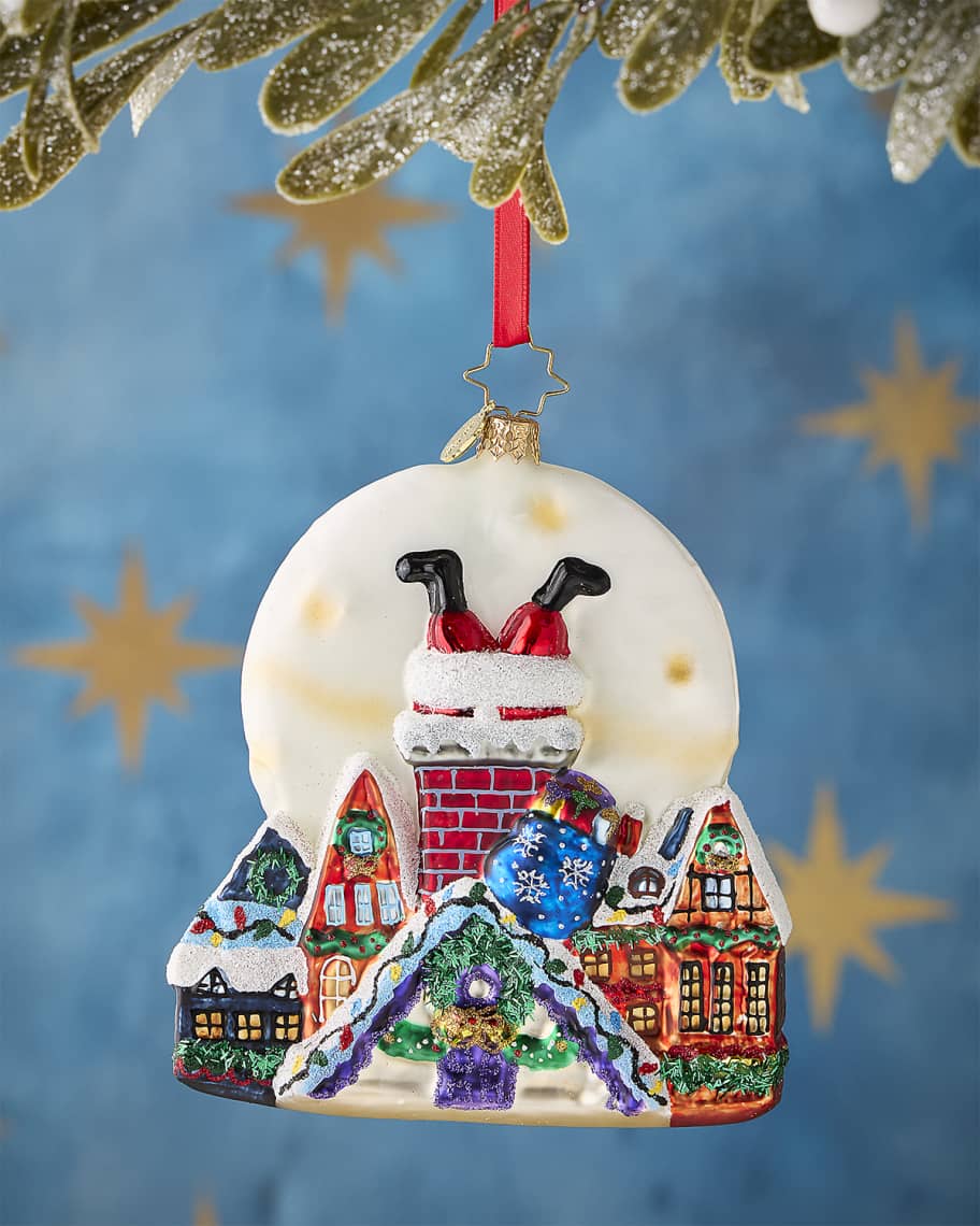 Christopher Radko Santa's Moonlight Mischief Christmas Ornament ...