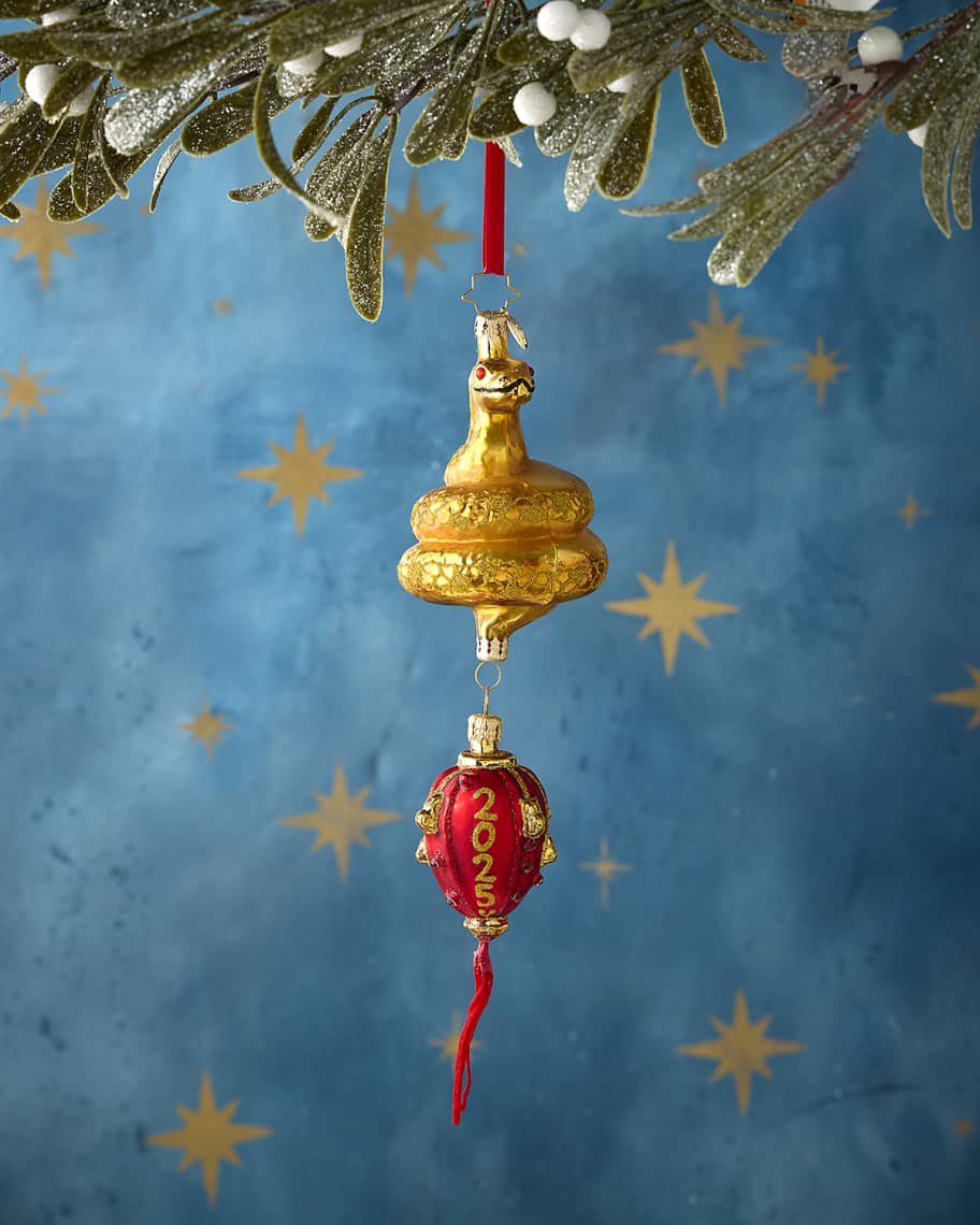 Christopher Radko 2025 Year of the Snake Christmas Ornament | Neiman Marcus