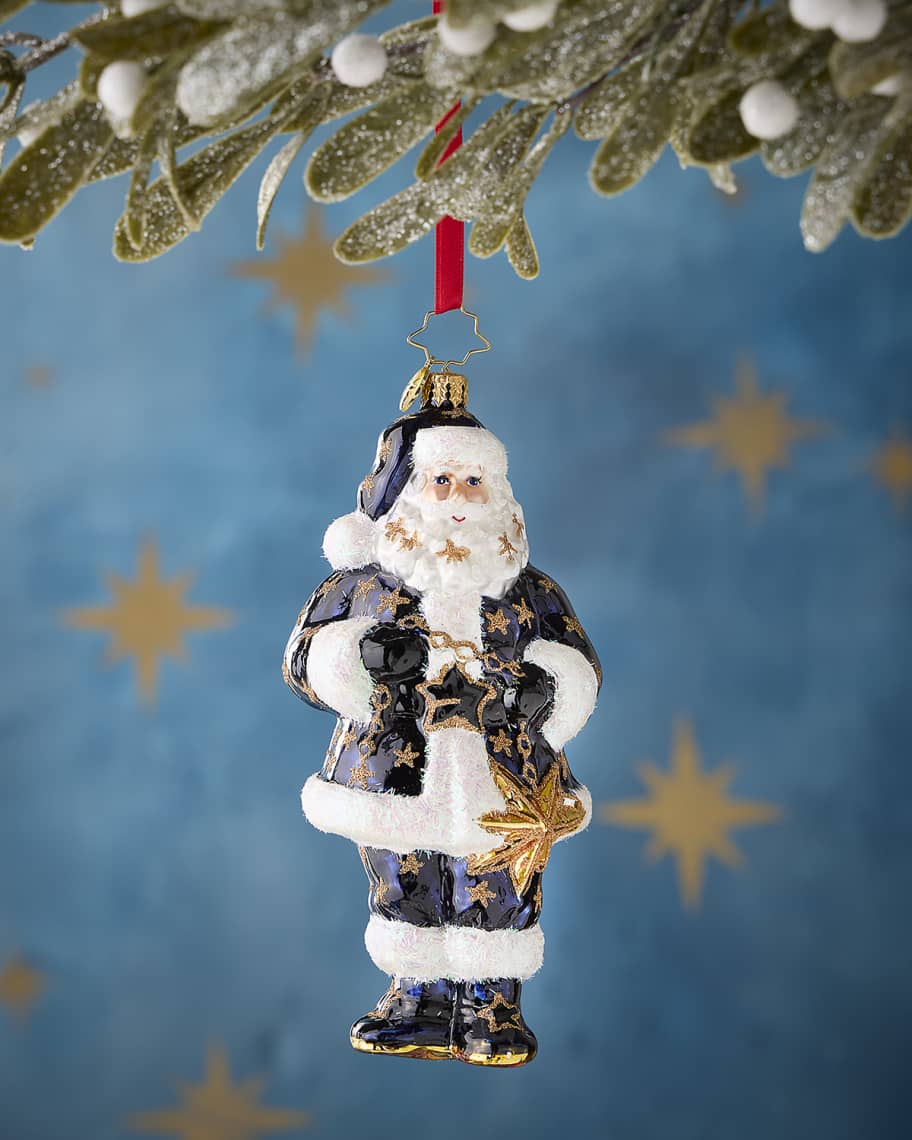 Christopher Radko Starry Suit St. Nick Christmas Ornament | Neiman Marcus