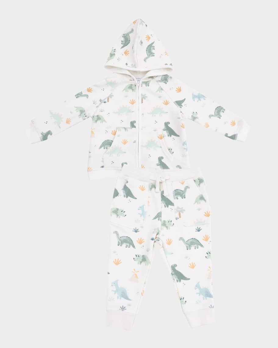 Angel Dear Boy's Dinos Hoodie & Jogger Pants Set, Size 6M-24M | Neiman ...
