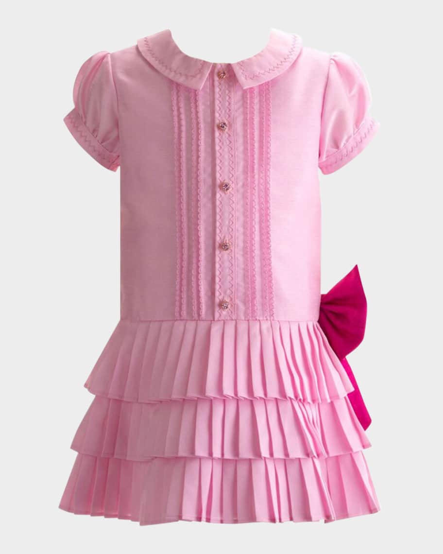 Rachel Riley Girl's Eloise Dropped-Waist Couture Dress, Size 3-14 ...