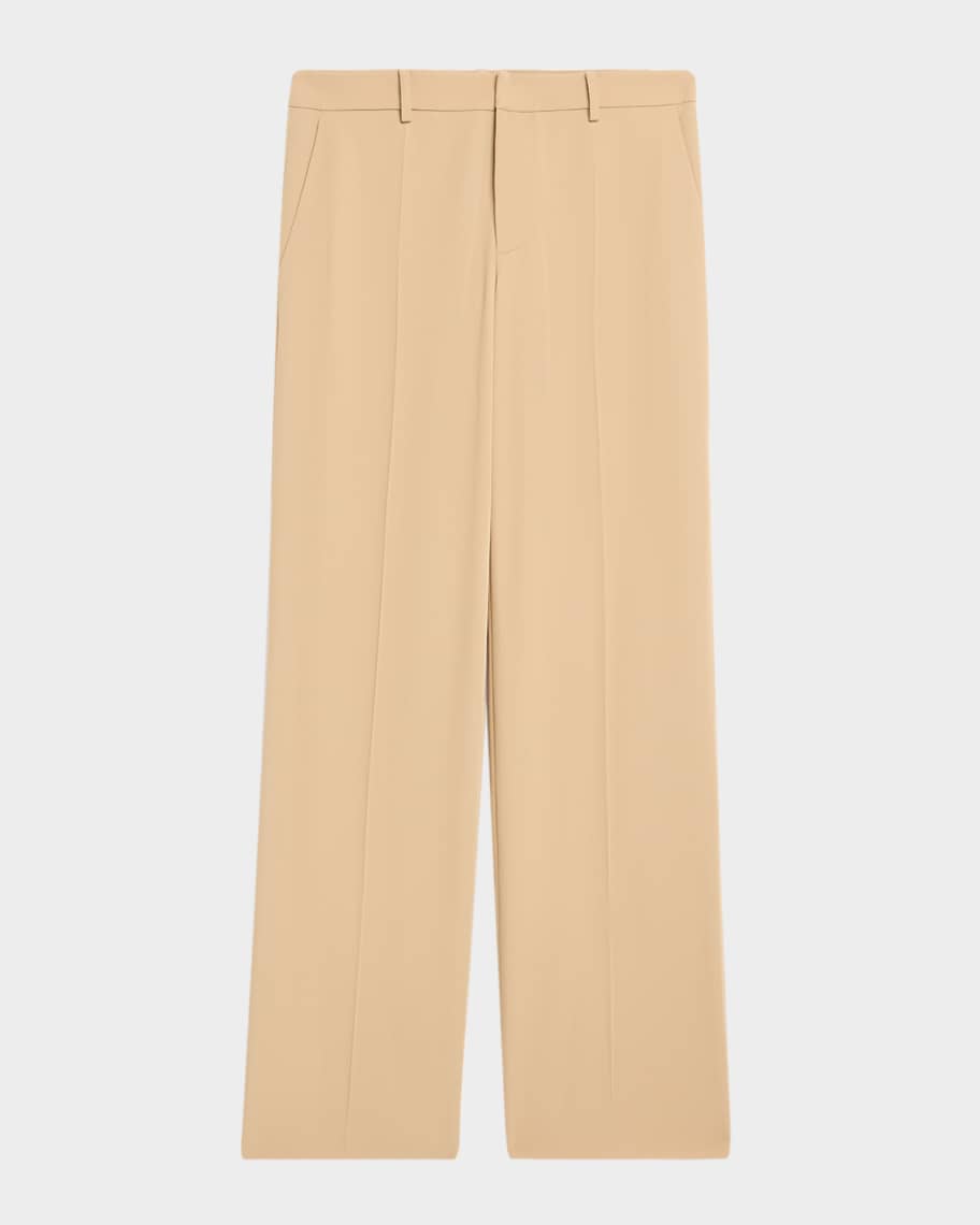 Ralph Lauren Collection Corrine Wool Gabardine Straight-Leg Pants ...