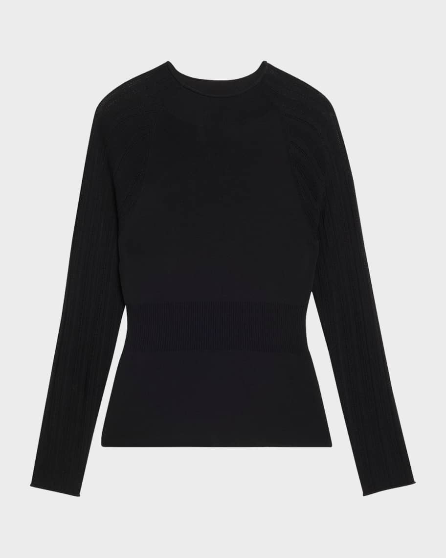 3.1 Phillip Lim Long-Sleeve Mock-Neck Top | Neiman Marcus
