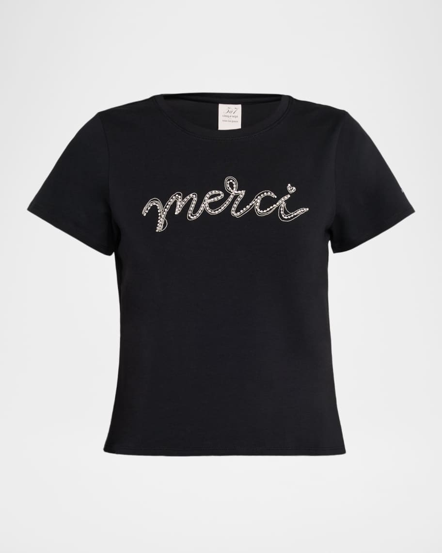 Cinq a Sept The Merci Chain Tee | Neiman Marcus