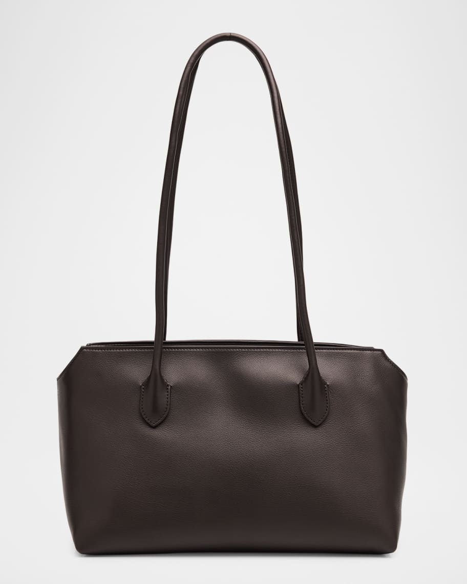 THE ROW Terrasse Leather Shoulder Bag | Neiman Marcus