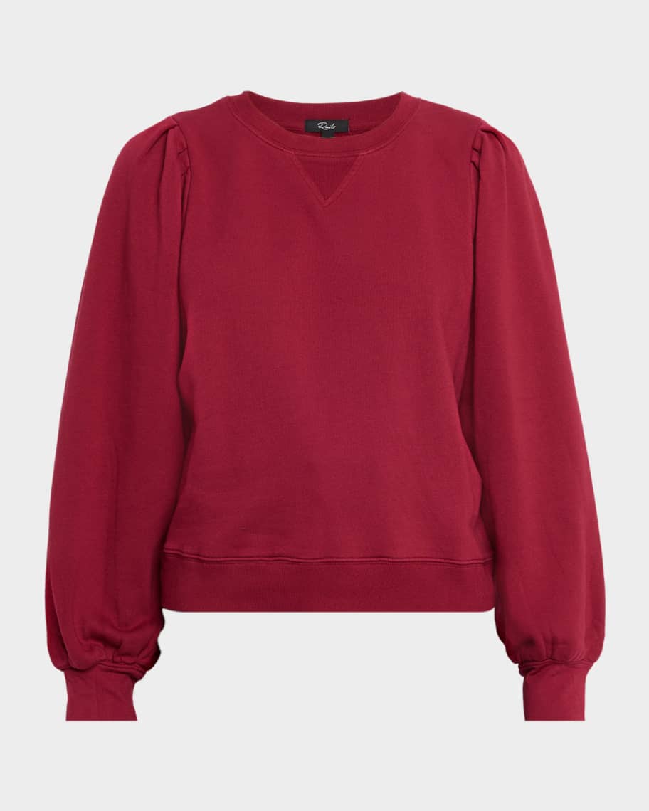 Rails Tiffany Puff-Sleeve Sweatshirt | Neiman Marcus