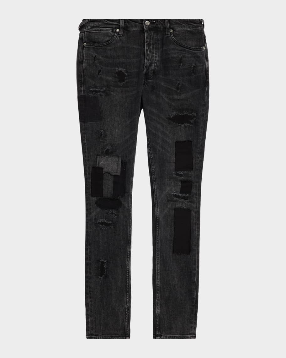 Ksubi Men's Neo-Nostalgia Van Winkle Led Rockstar Repair Skinny Jeans ...
