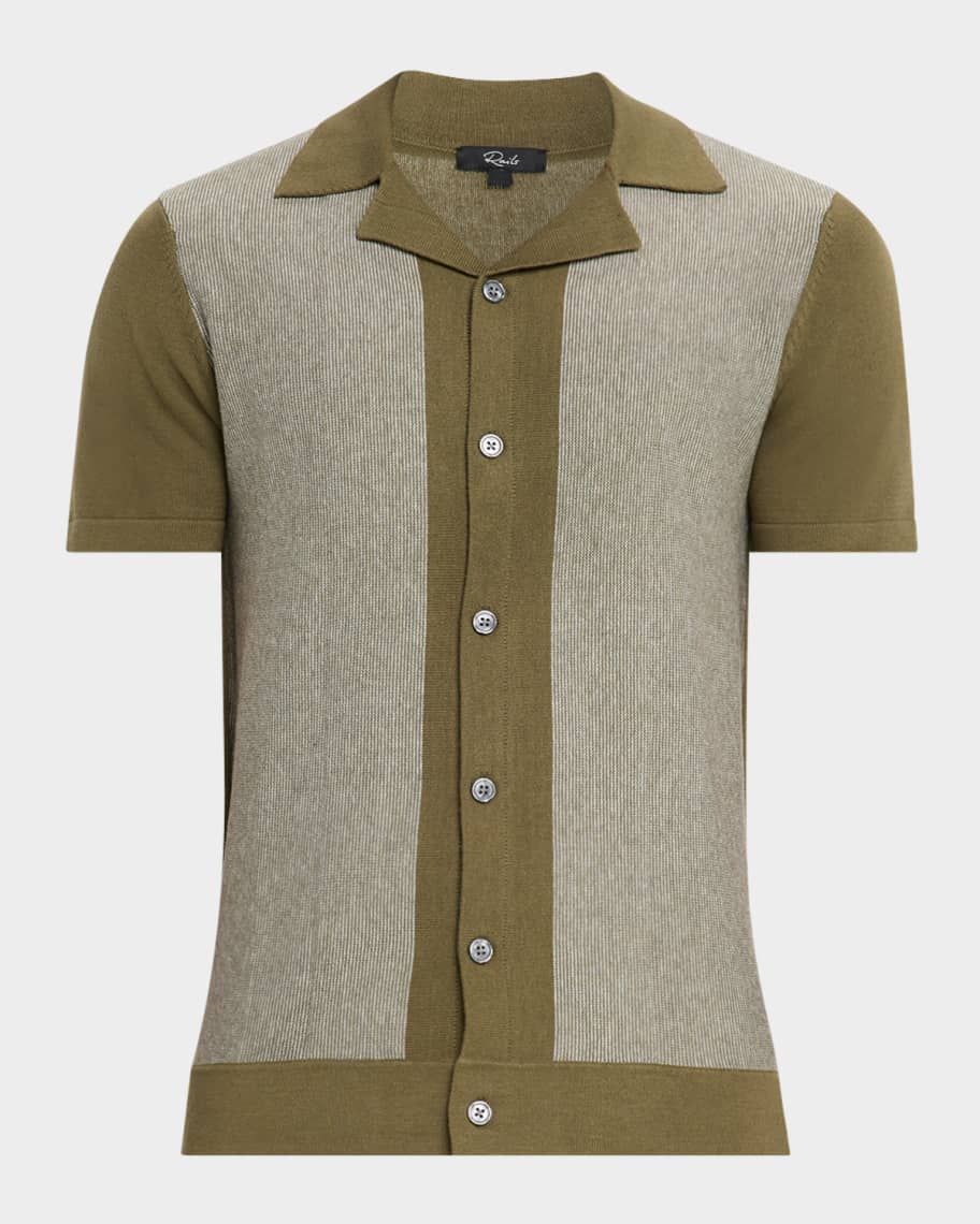 Rails Men's Silas Knit Polo Shirt | Neiman Marcus