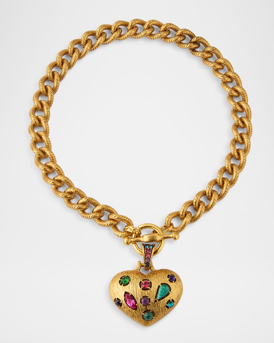Elizabeth Cole Pauline Pendant Chain Necklace | Neiman Marcus