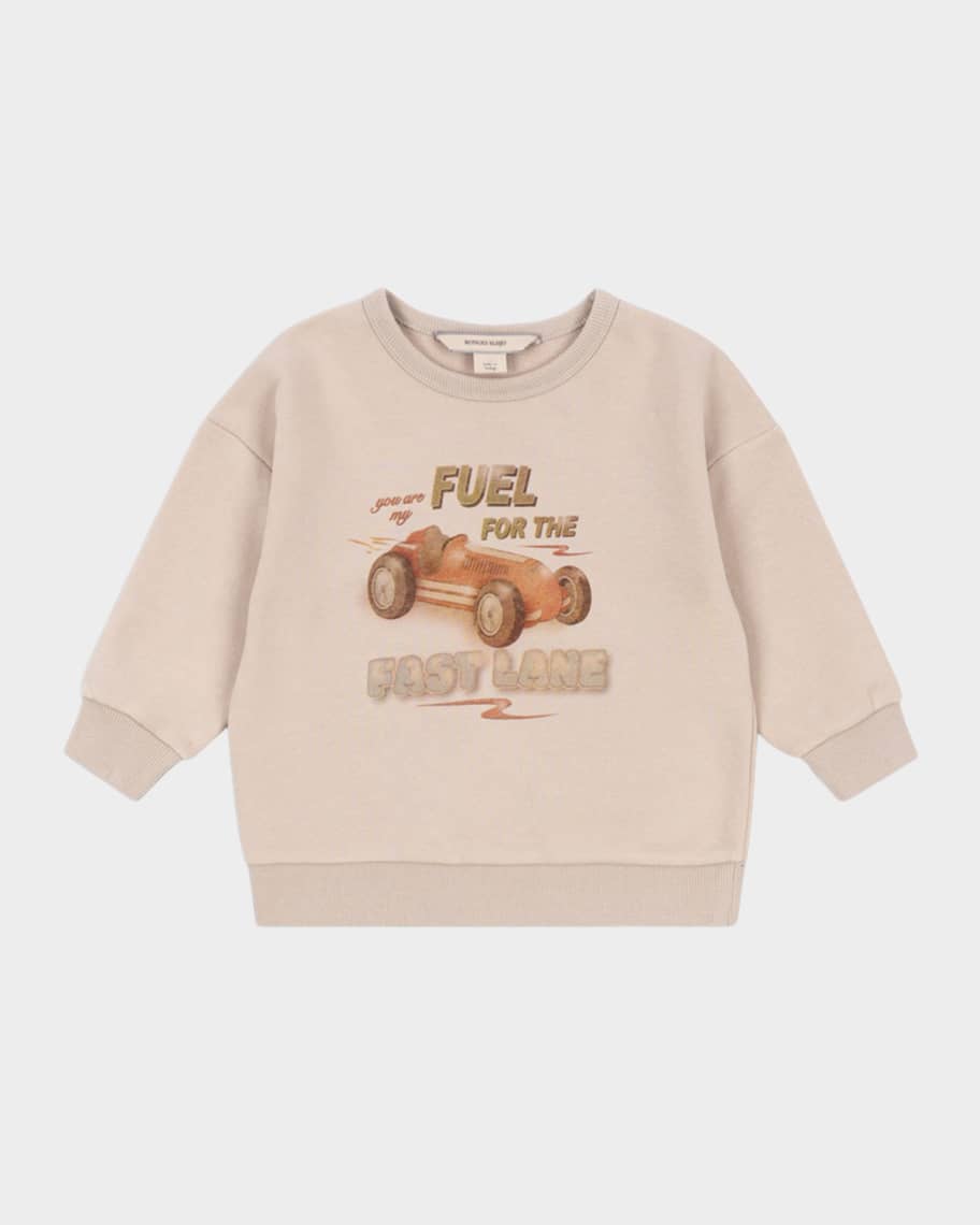 Konges Slojd Boy's Lou Fast Lane Sweatshirt, Size 12M-6 | Neiman Marcus