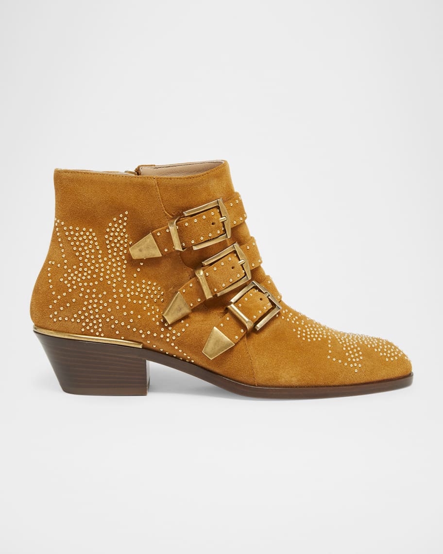 Chloe Susan Suede Ankle Boots | Neiman Marcus