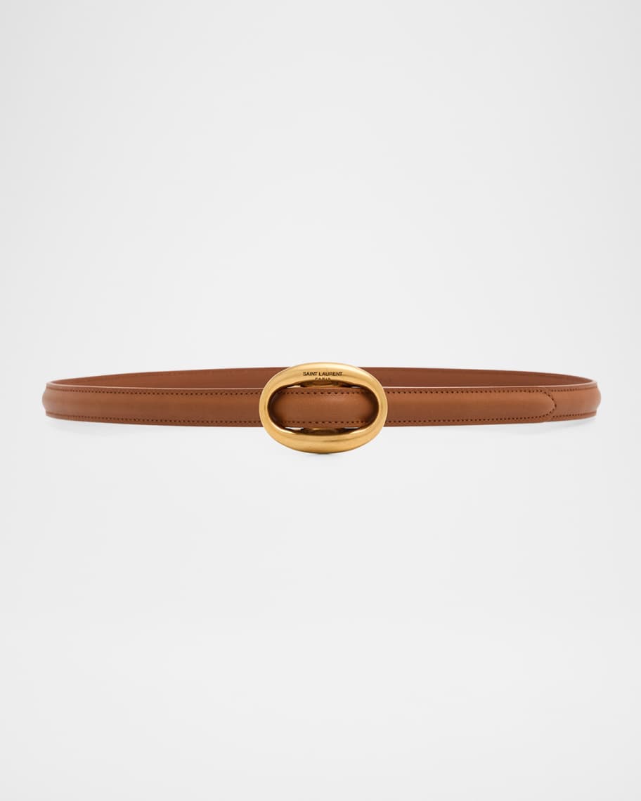 Saint Laurent Leather Belt | Neiman Marcus