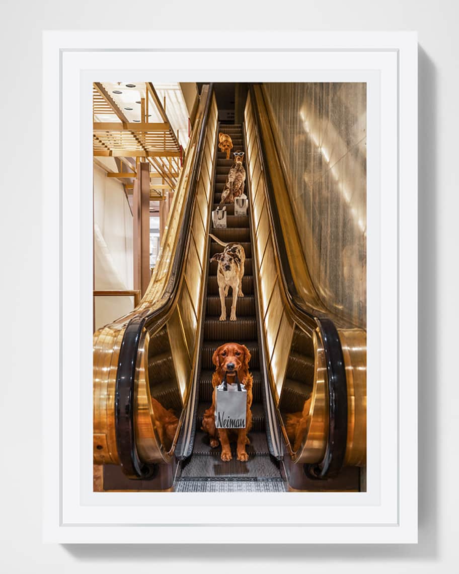 Gray Malin "Escalator Ride, Neiman Marcus, Downtown Dallas" Framed Fine ...