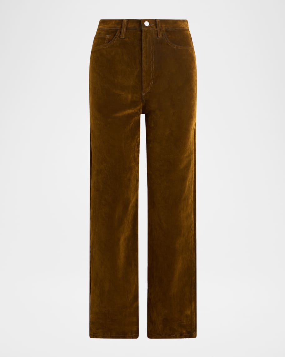 Joe's Jeans The Margot Velvet Straight-Leg Jeans | Neiman Marcus