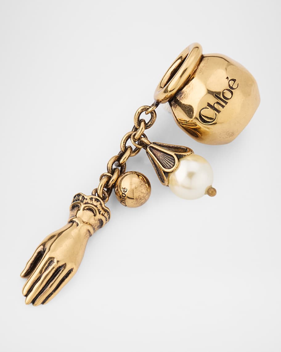 See by Chloe Sphere Hand and Pearly Dice Charm | Neiman Marcus