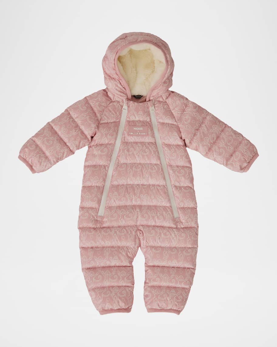 Mackage x Roller Rabbit Kid's Bambi Channel Quilt Down Snowsuit, Size ...