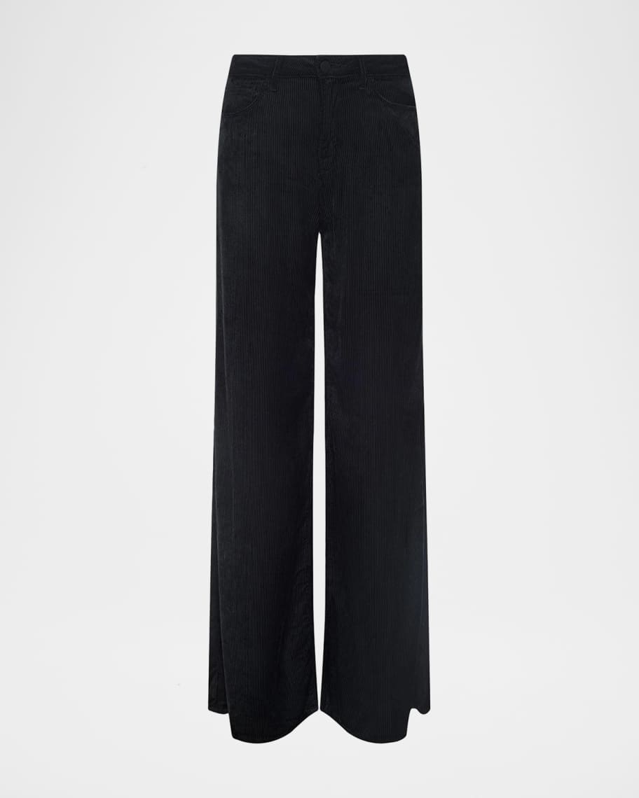 L'Agence Quincy High-Rise Wide Corduroy Jeans | Neiman Marcus