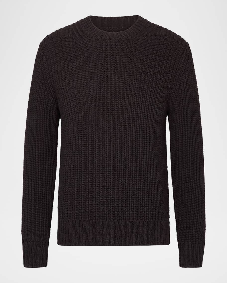 Vince Men's Utility Shaker Merino Wool Sweater | Neiman Marcus