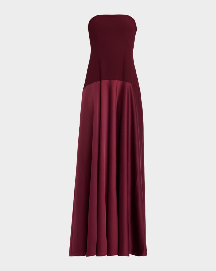 One33 Social The Vivienne Strapless Drop-Waist Gown | Neiman Marcus