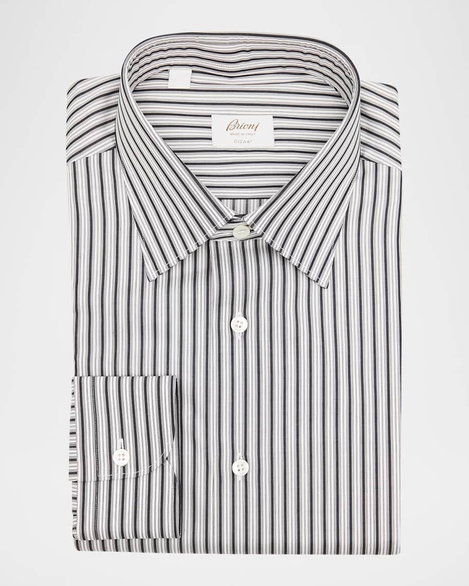 Brioni Men's Striped Sport Shirt | Neiman Marcus
